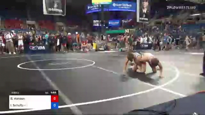 126 lbs Consi Of 64 #2 - Benjamin Hansen, Iowa vs Ian Schultz, Minnesota