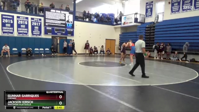 285 lbs Quarterfinal - Gunnar Garriques, Chicago vs Jackson Kirsch ...