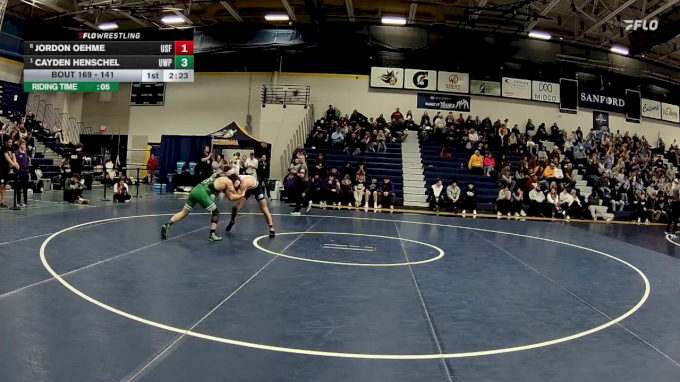 141 lbs 5th Place Match - Cayden Henschel, Wisconsin-Parkside vs Jordon ...