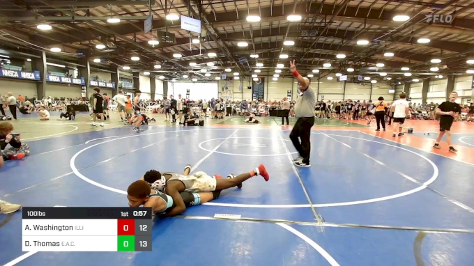 100 lbs Rr Rnd 3 - Adonis Washington, Illinois Menace vs Dashaun Thomas ...