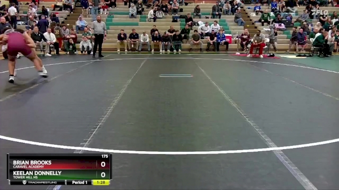 175 lbs Semifinal - Brian Brooks, Caravel Academy vs Keelan Donnelly ...