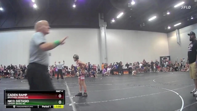 70 lbs Champ. Round 1 - Nico Distasio, Lemont Bears WC vs Caden Ramp ...