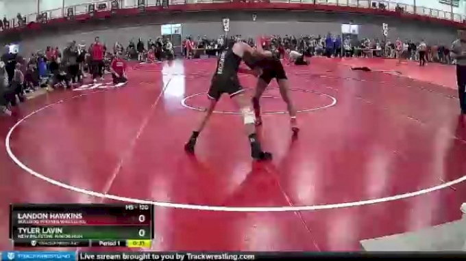 120 lbs Semifinal - Landon Hawkins, Bulldog Premier Wrestling vs Tyler ...