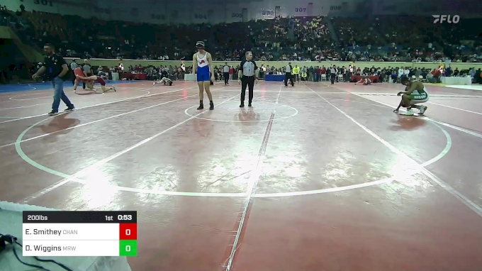 200 lbs Consi Of 32 #1 - Eli Smithey, Chandler Junior High vs Devin ...