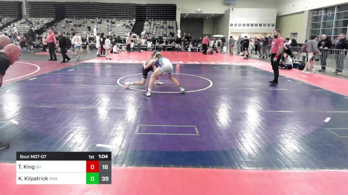 131 lbs Rr Rnd 7 - Tyler King, Darkhorse Arado vs Kevin Kilpatrick ...