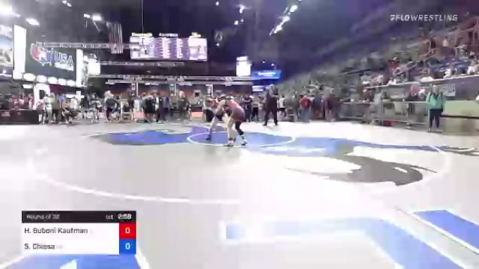 117 lbs Round Of 32 - Hannah Suboni Kaufman, Illinois vs Sierra Chiesa ...
