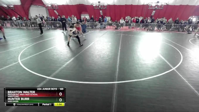 165 lbs Champ. Round 1 - Braxton Walter, Reedsburg Area High School ...