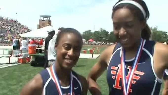 Chesna Sykes and Aisha Cavin Bishop Hartley Ohio State Champs D2