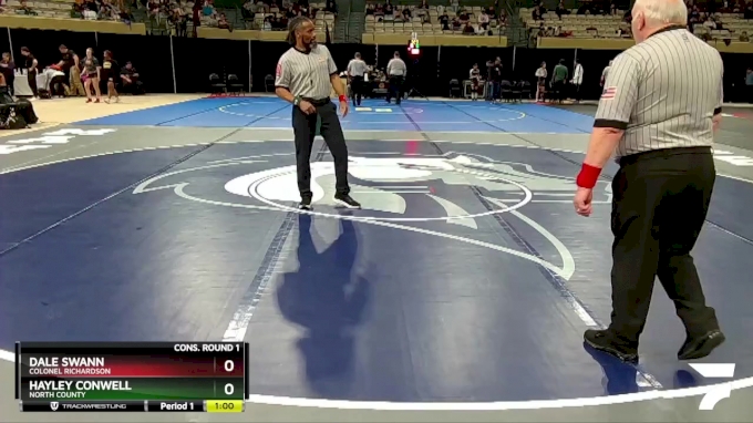 105 lbs Cons. Round 1 - Hayley Conwell, North County vs Dale Swann ...