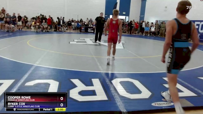 68 lbs Round 4 - Cooper Rowe, Pinnacle Wrestling Club vs Ryker Cox ...