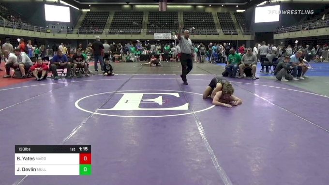130 lbs Consi Of 4 - Brian Yates, Mardela Springs vs Jamison Devlin ...