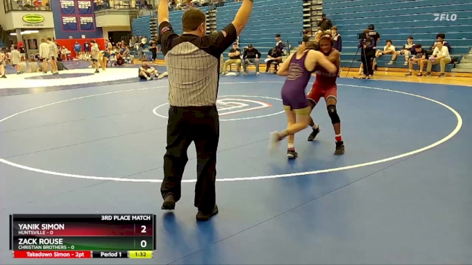 150 lbs Placement (4 Team) - Yanik Simon, Huntsville vs Zack Rouse ...