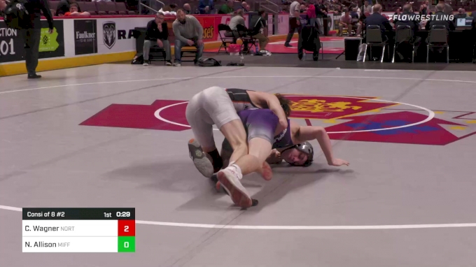 113 lbs Consi Of 8 #2 - Carson Wagner, Northampton vs Nic Allison ...