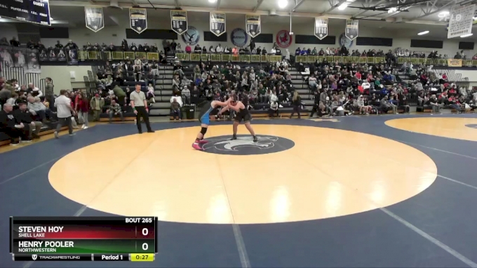 215 lbs Cons. Round 1 - Henry Pooler, Northwestern vs Steven Hoy, Shell ...