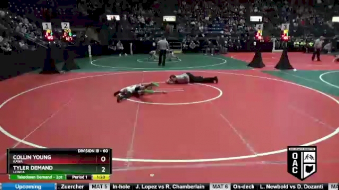 60 lbs Champ. Round 1 - Collin Young, KAWA vs Tyler Demand, LCWCA