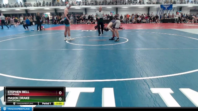 Silver 165 lbs Champ. Round 1 - Mason Drake, Unattached vs Stephen Bell ...