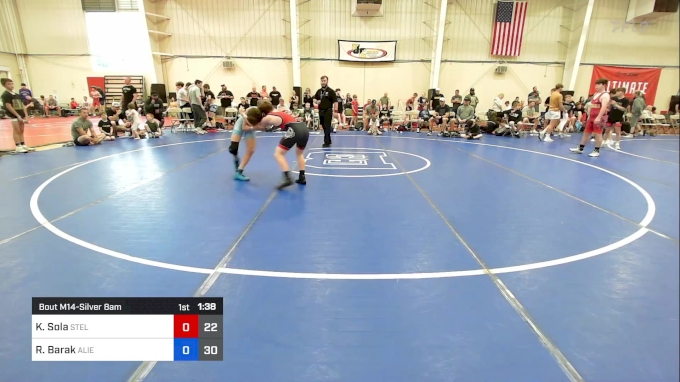 110 lbs Quarterfinal - Koen Sola, Steller Trained Vader vs Roy Barak ...