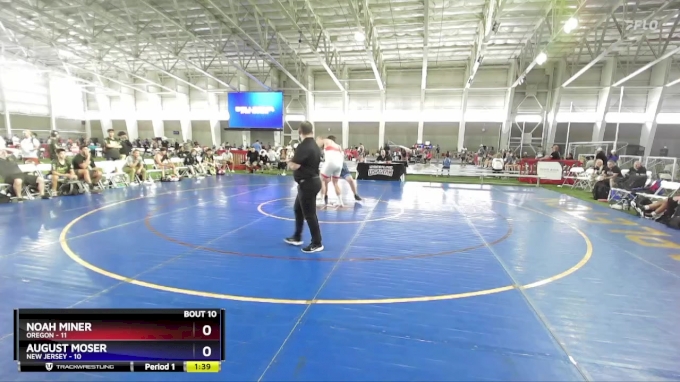 285 lbs 2nd Wrestleback (8 Team) - Noah Miner, Oregon vs August Moser ...