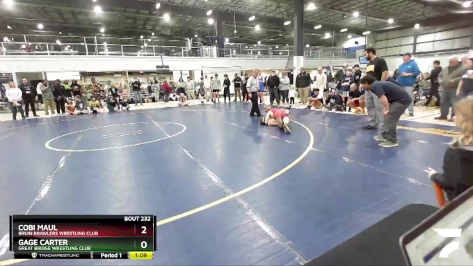 120 lbs Champ. Round 1 - Gage Carter, Great Bridge Wrestling Club vs ...
