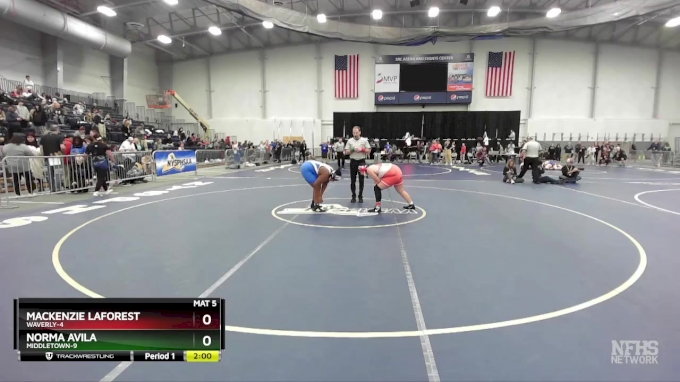 235 lbs Quarterfinal - Norma Avila, Middletown-9 vs Mackenzie LaForest ...