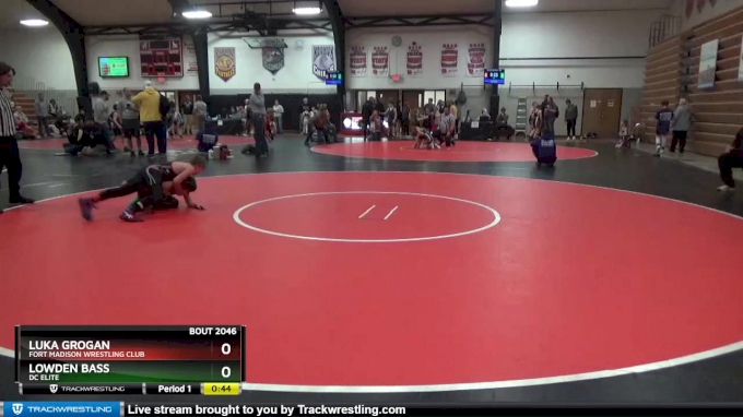 7 lbs Round 5 - Luka Grogan, Fort Madison Wrestling Club vs Lowden Bass ...