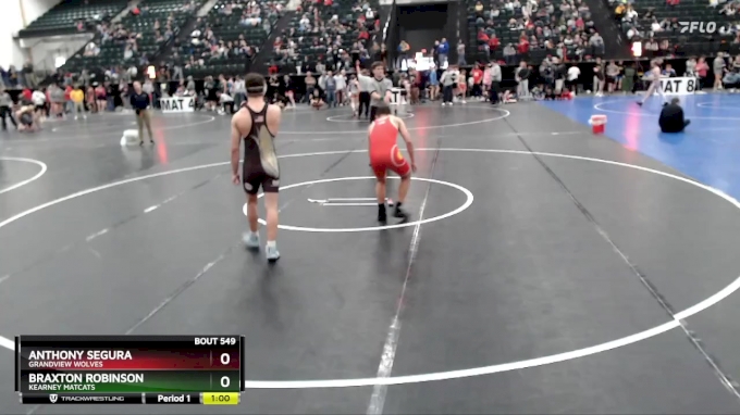 138 lbs Cons. Round 5 - Anthony Segura, Grandview Wolves vs Braxton ...