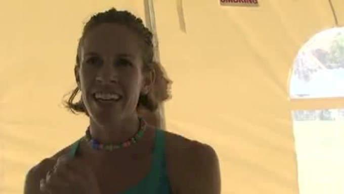 Morgan Uceny after 800 semi USA Outdoor Championships