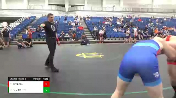 155 lbs Champ. Round 2 - Robert Dinn, Western Wrestling Club vs Tristin ...