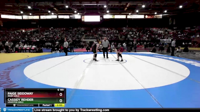 G 165 lbs Champ. Round 1 - Paige Siddoway, Rigby Girls vs Cassidy ...