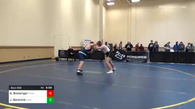 285 lbs Consolation - Alby Breisinger, Thomas Jefferson vs JoJo ...