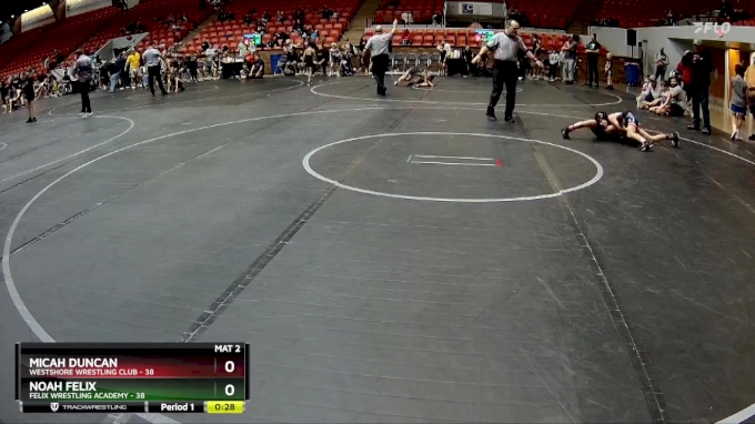 60 lbs Cons. Semi - Micah Duncan, Westshore Wrestling Club vs Noah ...