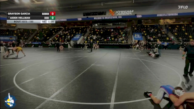 150 lbs 19th Place Match - Grayson Garcia, Aurora (Marmion Academy) vs ...