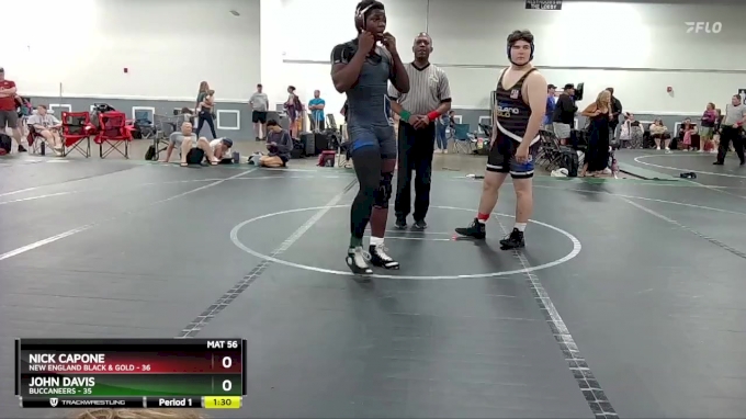 215 lbs Finals (2 Team) - Nick Capone, New England Black & Gold vs John ...