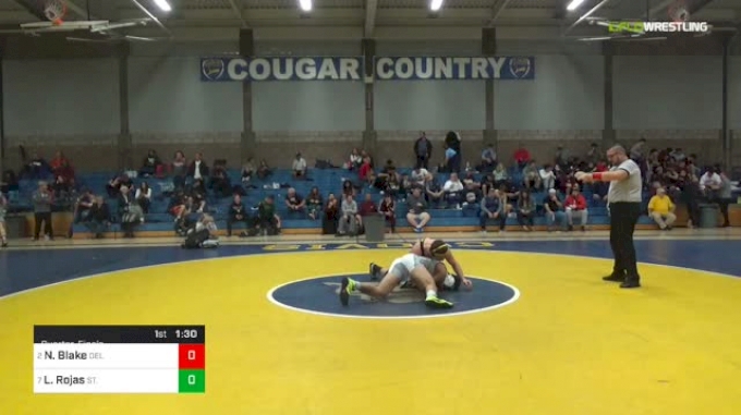 160 lbs Quarterfinal - Noah Blake, Del Oro vs Louis Rojas, St. John Bosco