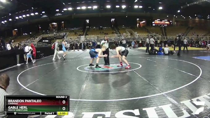 165 lbs Round 2 - Brandon Pantaleo, Caveman vs Gable Herl, Mocco Wrestling