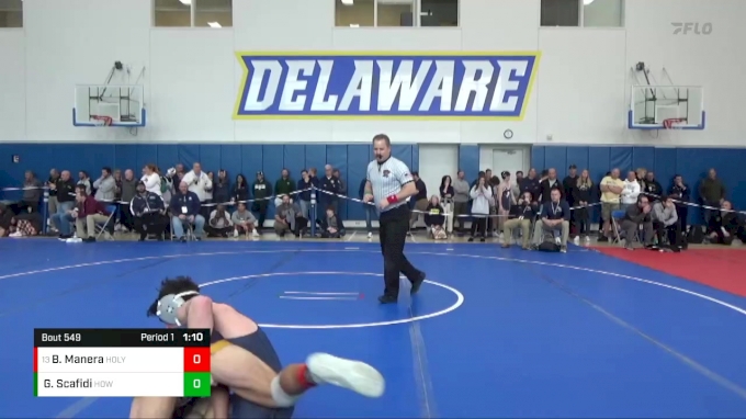 132 lbs Champ. Round 2 - Bryce Manera, Holy Spirit vs Giovanni Scafidi ...