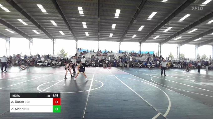 102 lbs Rr Rnd 3 - Alec Duran, Stay Sharp vs Zeke Alder, Desert Dogs ...
