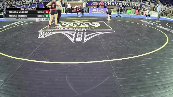 Girls-140 lbs Cons. Semi - Megan Melnyk, Warren Mott H.s. Girls vs ...