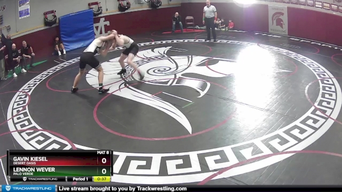 165 lbs Cons. Round 2 - Gavin Kiesel, Desert Oasis vs Lennon Wever ...