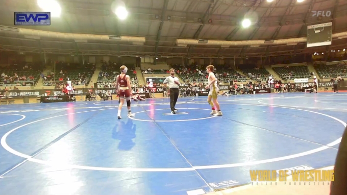 110 lbs Quarterfinal - Lucas Howe, Coweta Tiger Wrestling vs Bryce Siem ...
