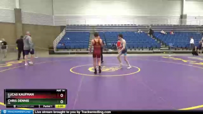 113 lbs Cons. Semi - Lucas Kaufman, KS vs Chris Dennis, PA