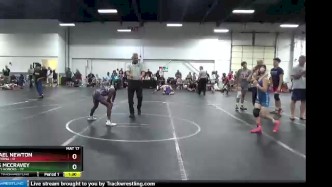 92 lbs Round 3 (8 Team) - Michael Newton, Team Smyrna vs Chris McCravey ...