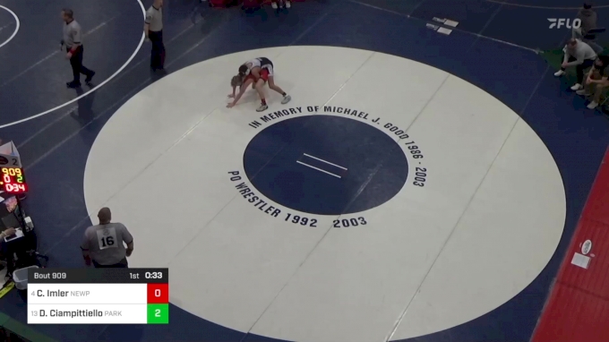 117 lbs Consi Of 16 #1 - Christopher Imler, Newport vs Donato ...