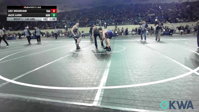 140 lbs Round Of 16 - Lex Branham, Vian Wrestling Club vs Jack Lusk ...