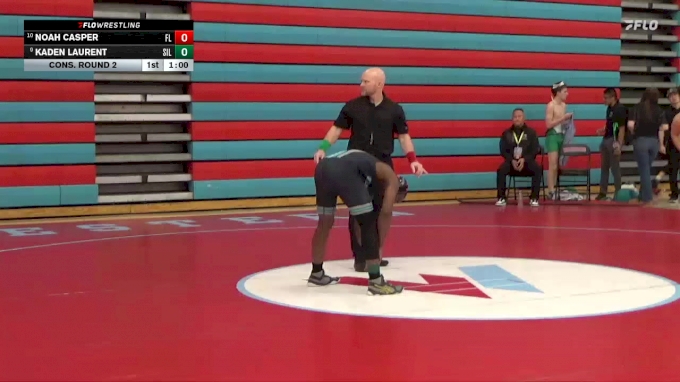 126 lbs Cons. Round 2 - Noah Casper, Faith Lutheran vs Kaden Laurent ...