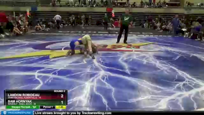 126 lbs Round 2 (4 Team) - Sam Hornyak, Waverly - Shell Rock vs Landon ...