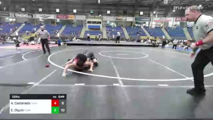 132 lbs Rr Rnd 1 - Alex Castaneda, Team Vision Quest Red vs Elijah ...