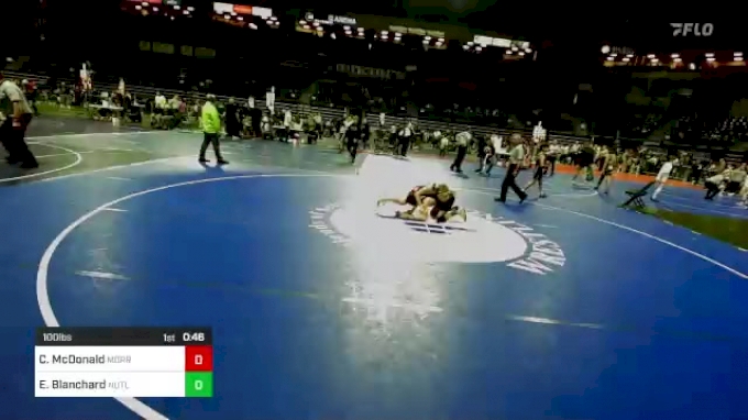 100 lbs 5th Place - Collin McDonald, Morristown vs Evan Blanchard ...