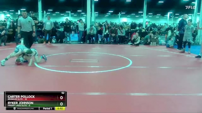52 lbs Round 6 (10 Team) - Ryker Johnson, Finger Lakes Elite vs Carter ...