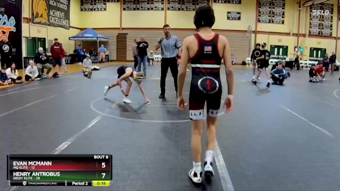 92 lbs Round 2 (10 Team) - Kamdyn Weiman, Diddy Elite vs Domenic ...